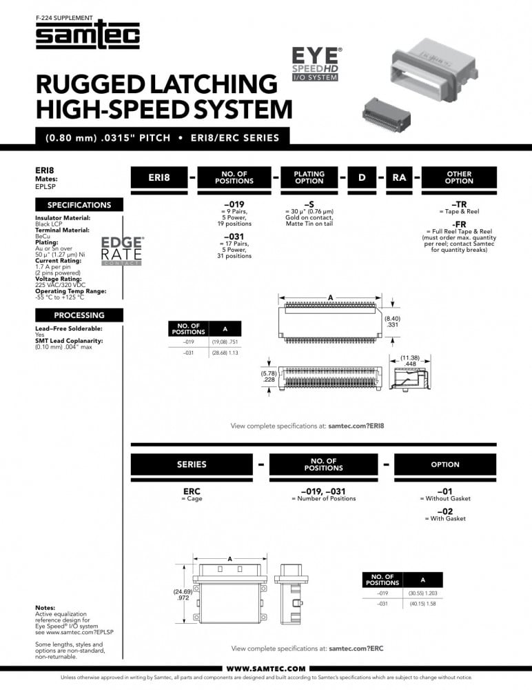 ERI8-031-S-D-RA technical document preview