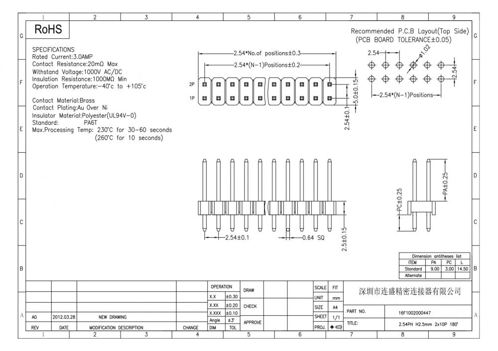PH-01481 technical drawing