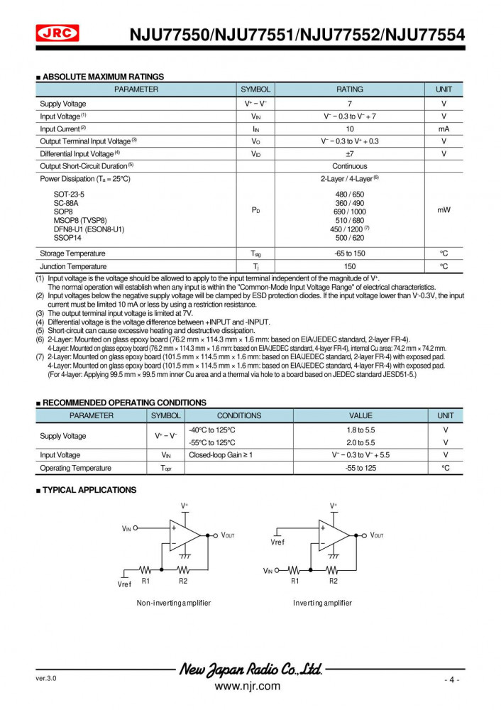 NJU77554 technical document page 4
