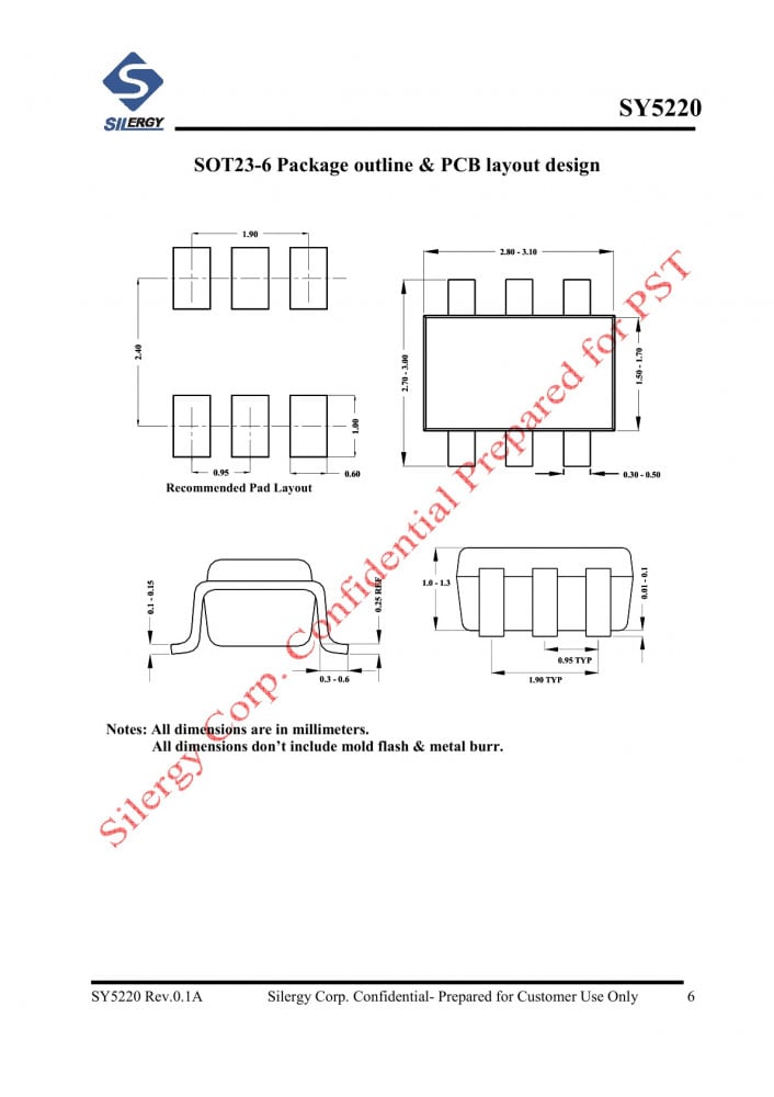 SY5220ABC datasheet page 6