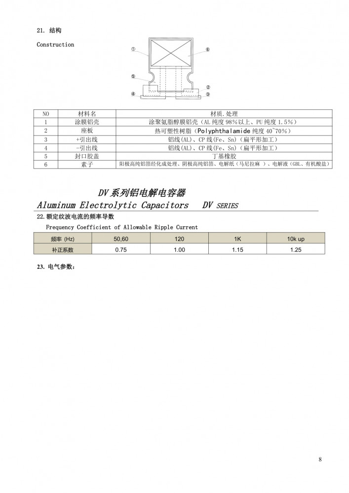 ChengTao DV datasheet page 8