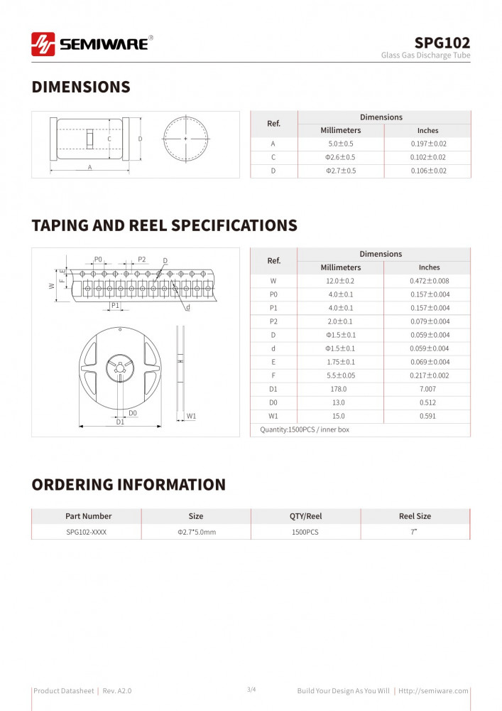SPG102-141N technical document page 3