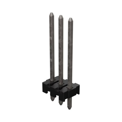 KK 396 Breakaway Header, Vertical, 3 Circuits, Matte Tin (Sn) Plating, Pin Length 30.48mm for sale