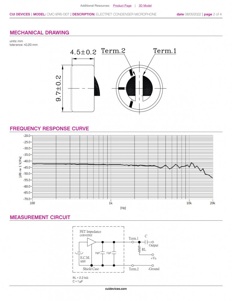 CMC-9745-130T datasheet page 2