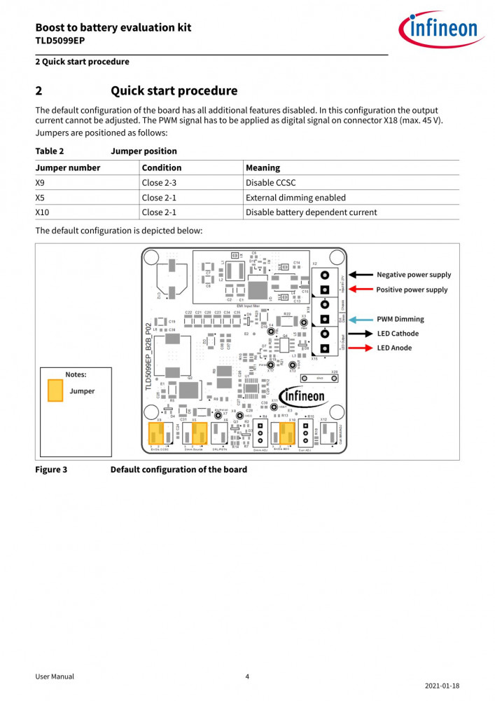 TLD5099EP evaluation board document page 4