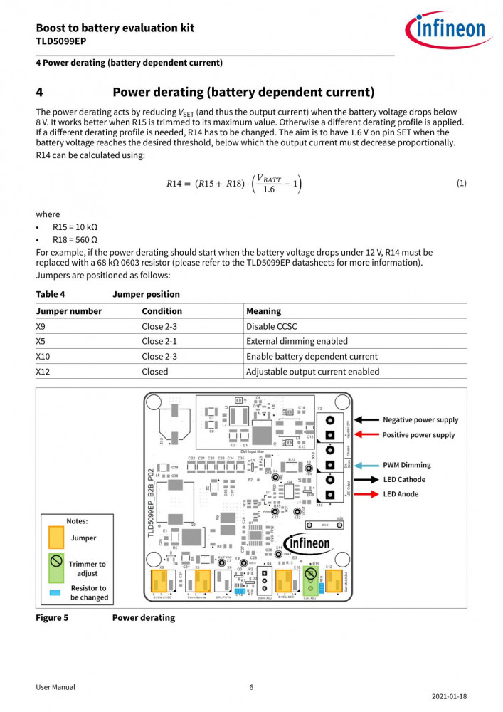 TLD5099EP evaluation board document page 6