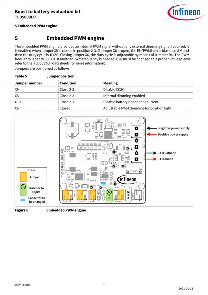 TLD5099EP evaluation board document page 7