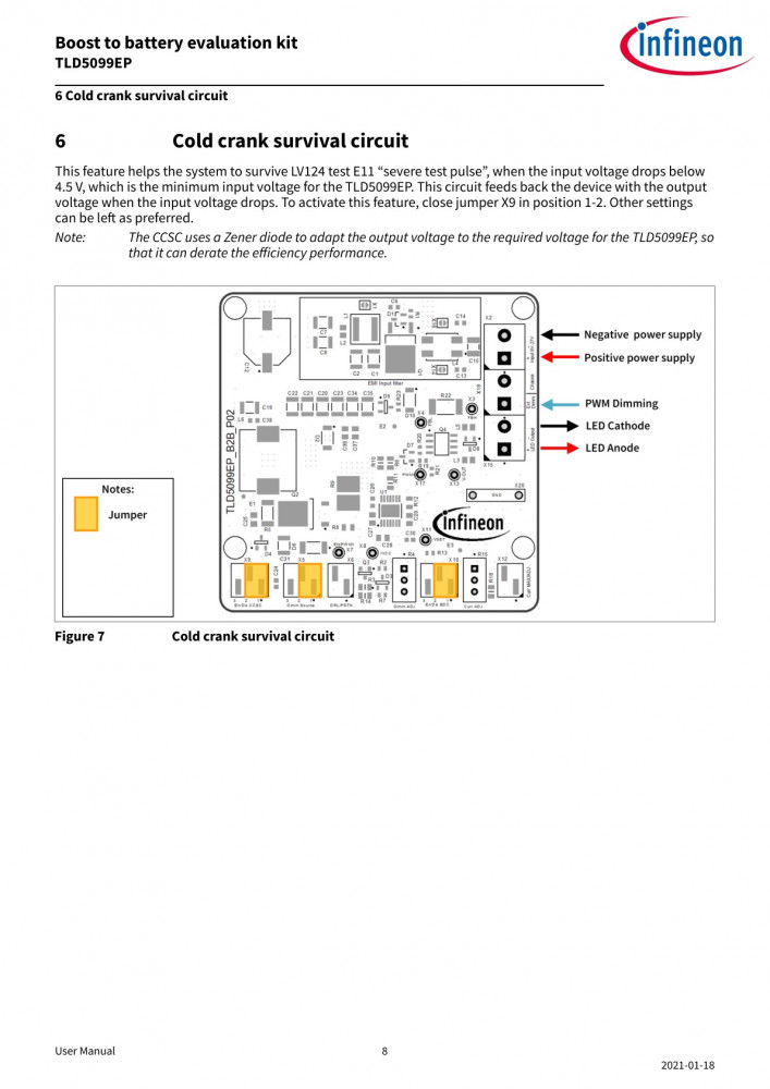 TLD5099EP evaluation board document page 8