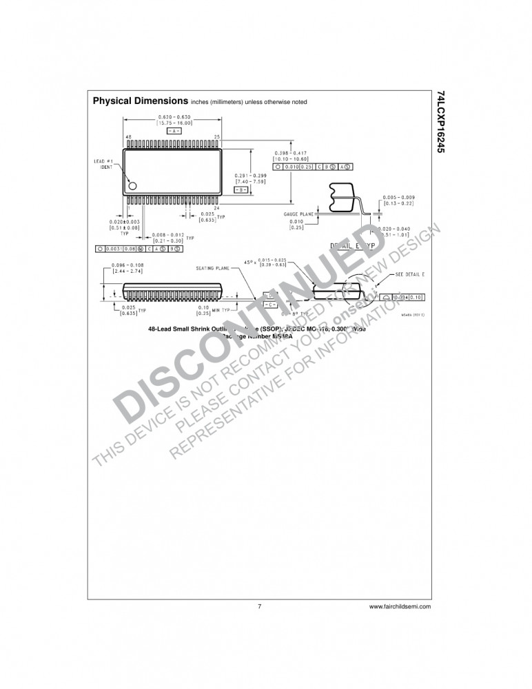 74LCXP16245 datasheet page 7