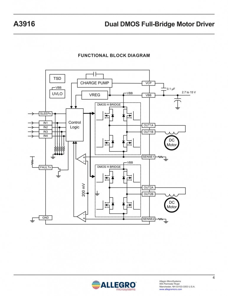 A3916 datasheet page 4