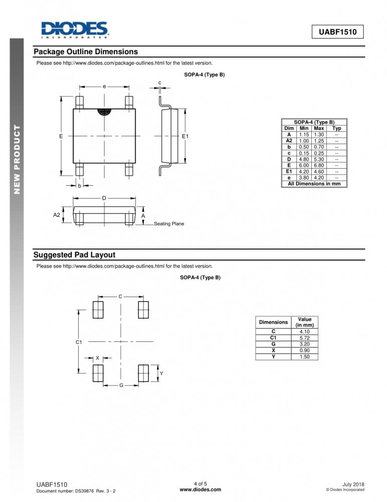 UABF1510-13 datasheet page 4