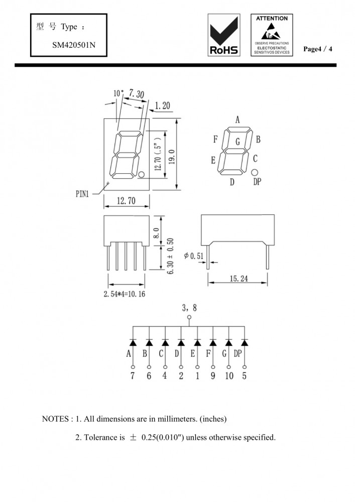 SM420501N/8 specification sheet page 5