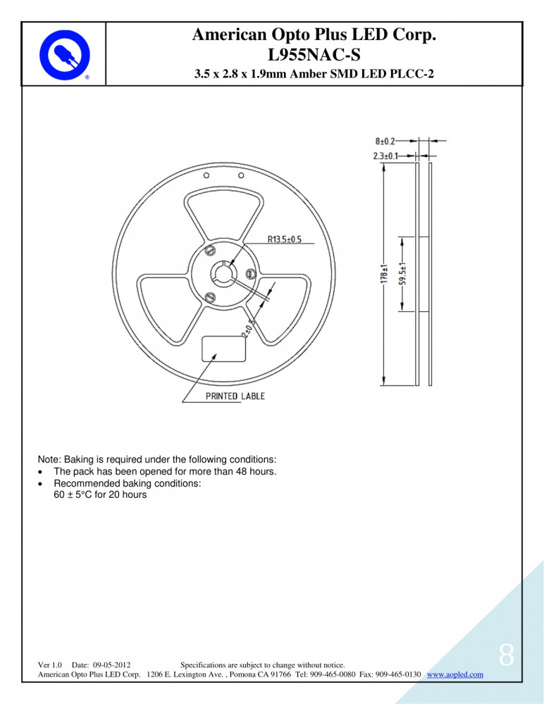 L955NAC-S datasheet page 8