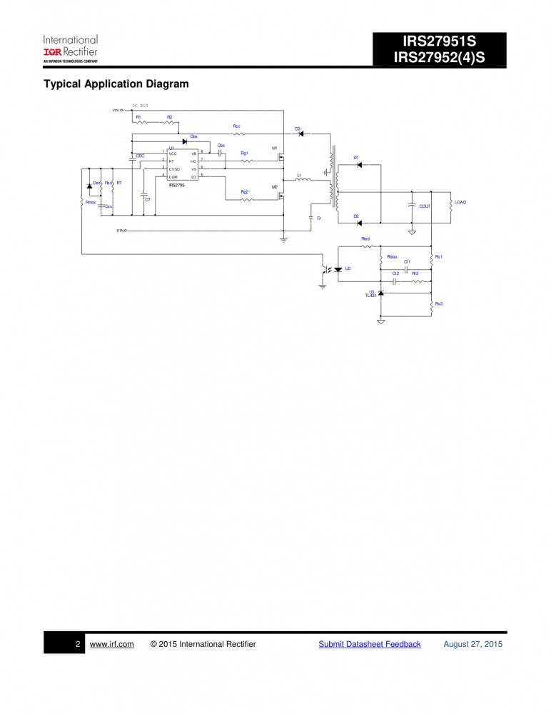 IRS27952STRPBF datasheet page 2