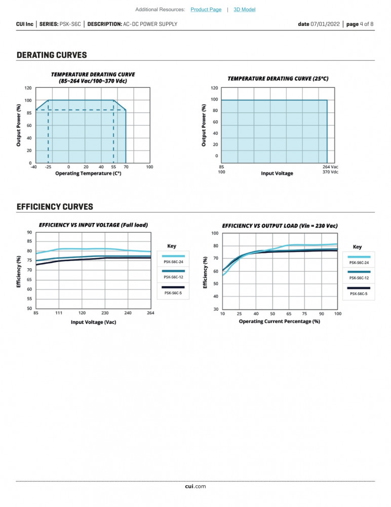 PSK-S6C series datasheet page 4