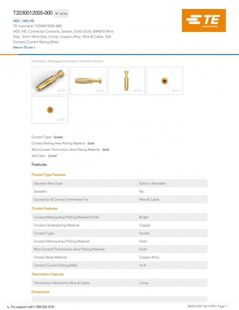 T2030012005-000 technical document page 1