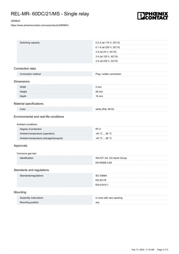 Phoenix Contact 2909643 product document page 3