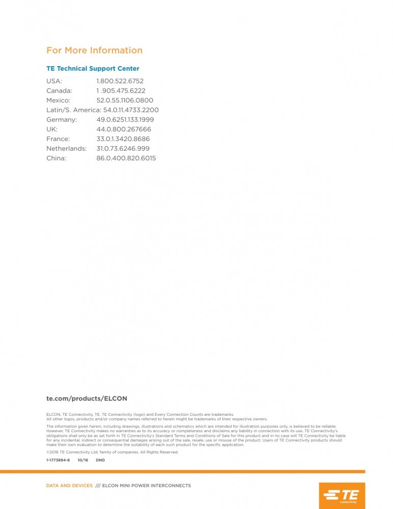 TE ELCON Mini document page 4