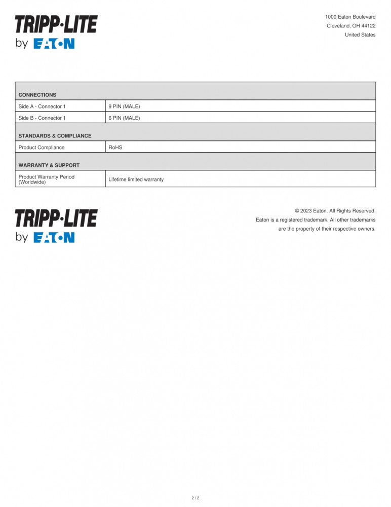 EATON F017-010 technical document page 2