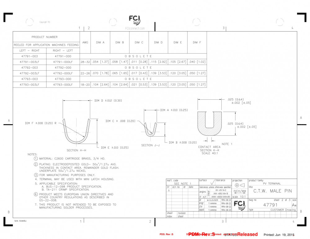 Amphenol 47791 drawing page 2