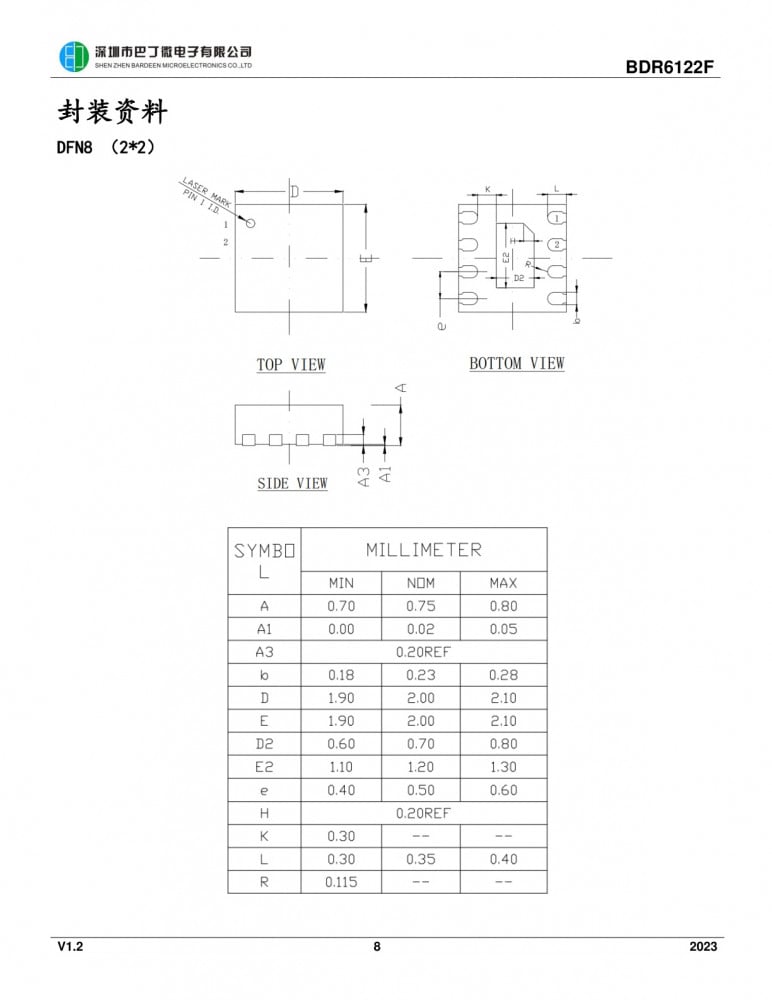 BDR6122F datasheet page 8