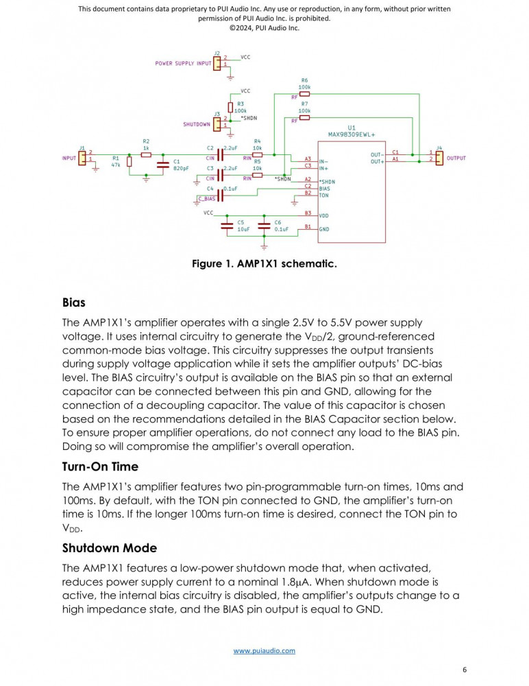 AMP1X1 datasheet page 6