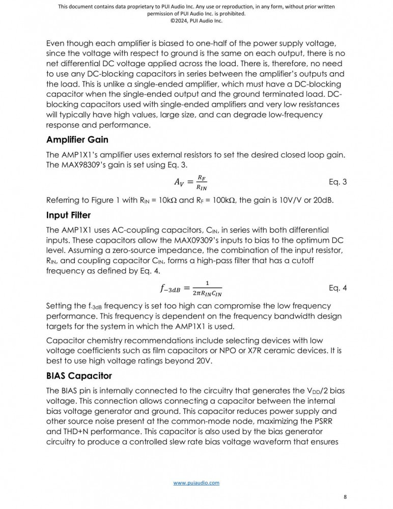 AMP1X1 datasheet page 8