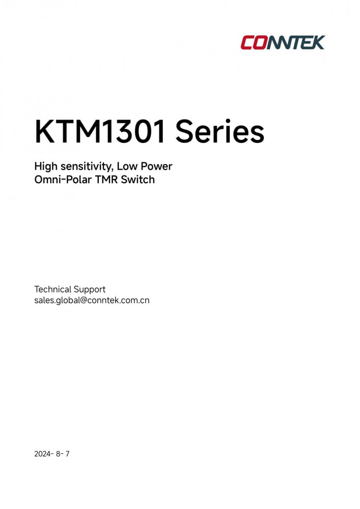 KTM1301 datasheet page 1