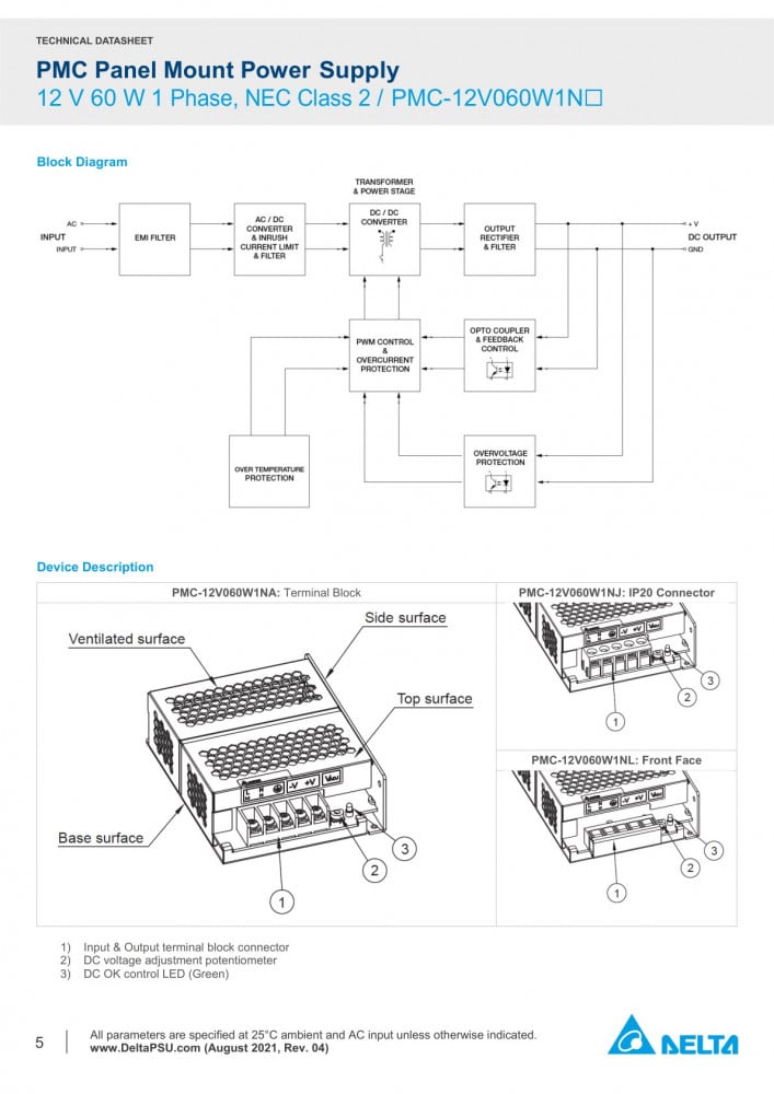 DELTA PMC datasheet page 5
