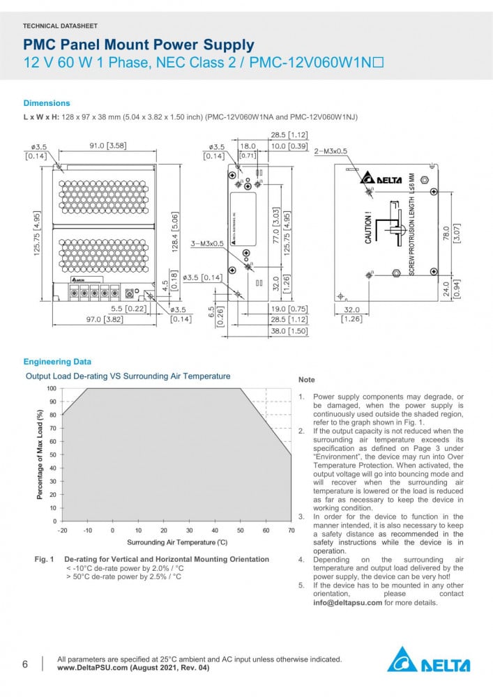 DELTA PMC datasheet page 6