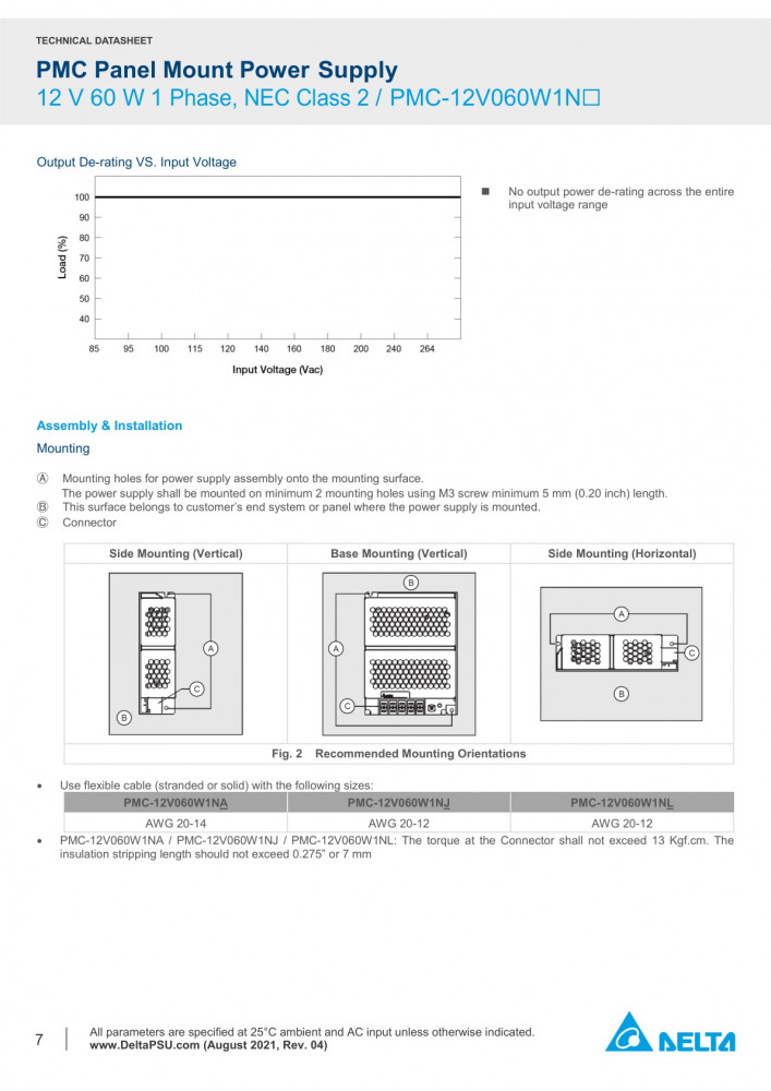 DELTA PMC datasheet page 7