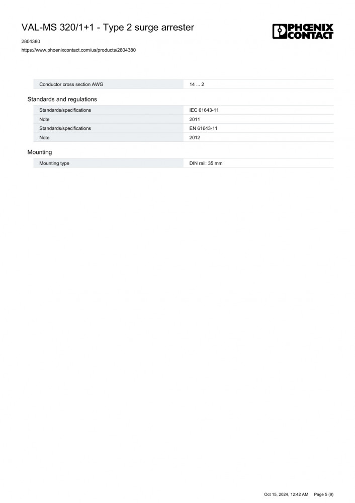 Phoenix Contact 2804380 product document page 5