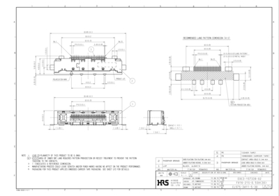 HRS FX15-31S-0.5SV(30) Pluggable Connector Assembly