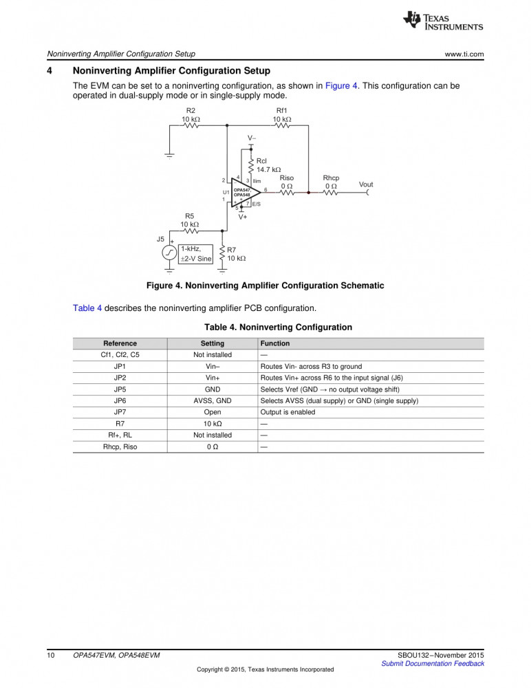 OPA548EVM document preview, page 10