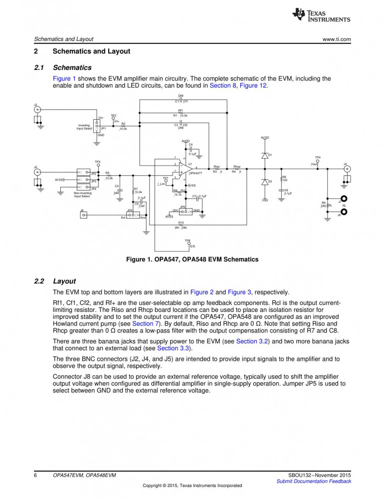 OPA548EVM document preview, page 6