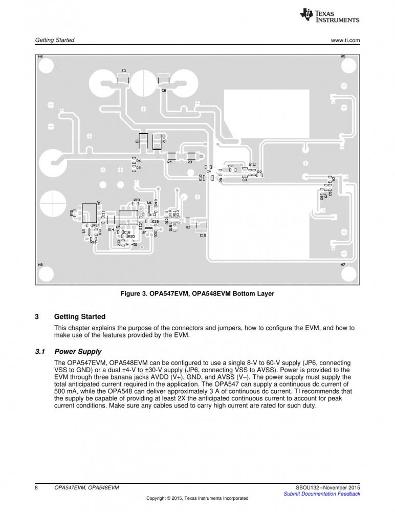 OPA548EVM document preview, page 8