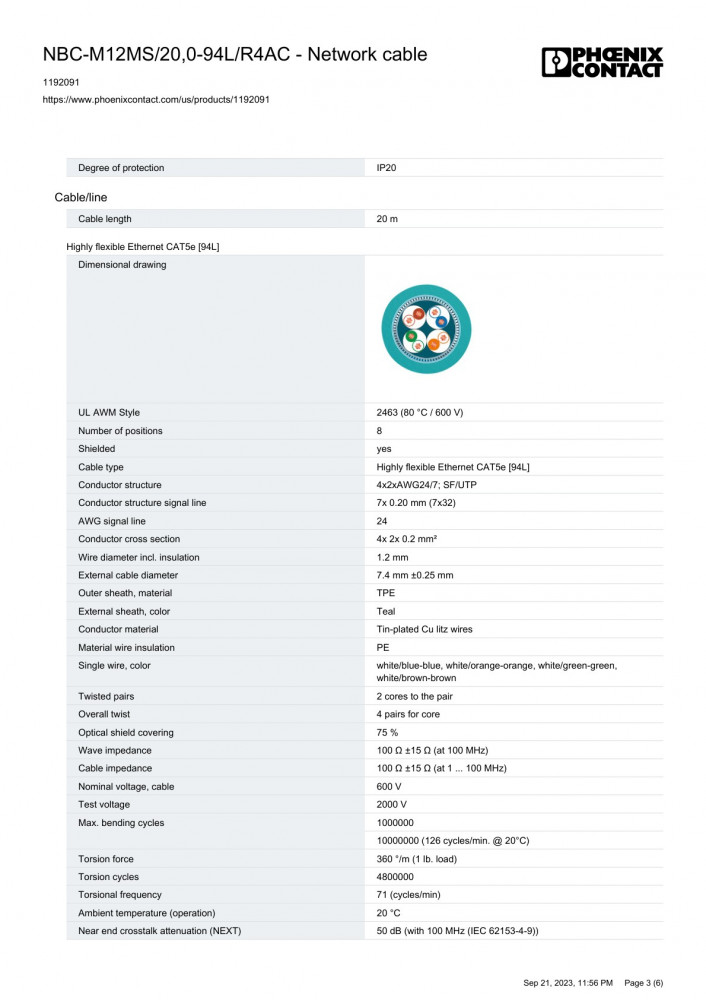 Phoenix Contact 1192091 technical document page 3