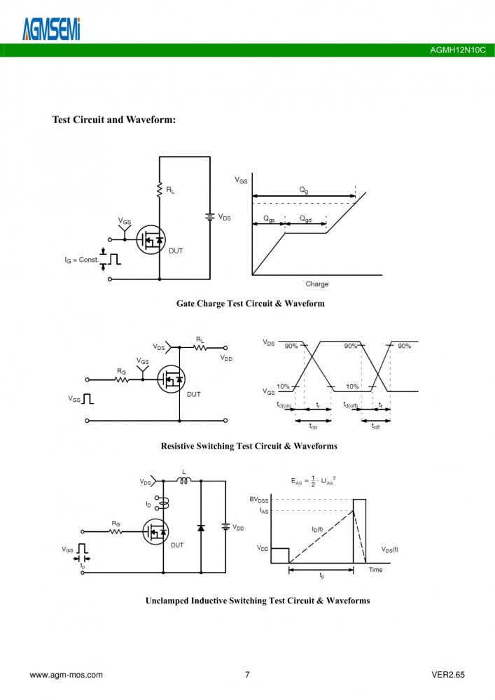 AGMH12N10C datasheet page 7