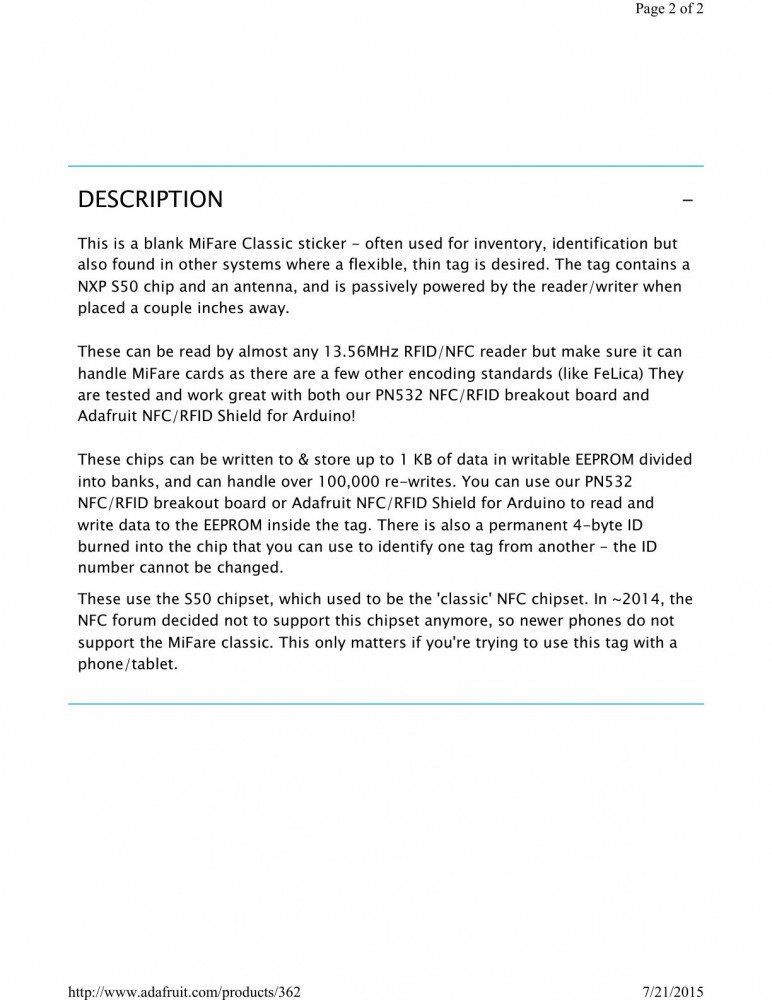 Adafruit 362 technical document page 2
