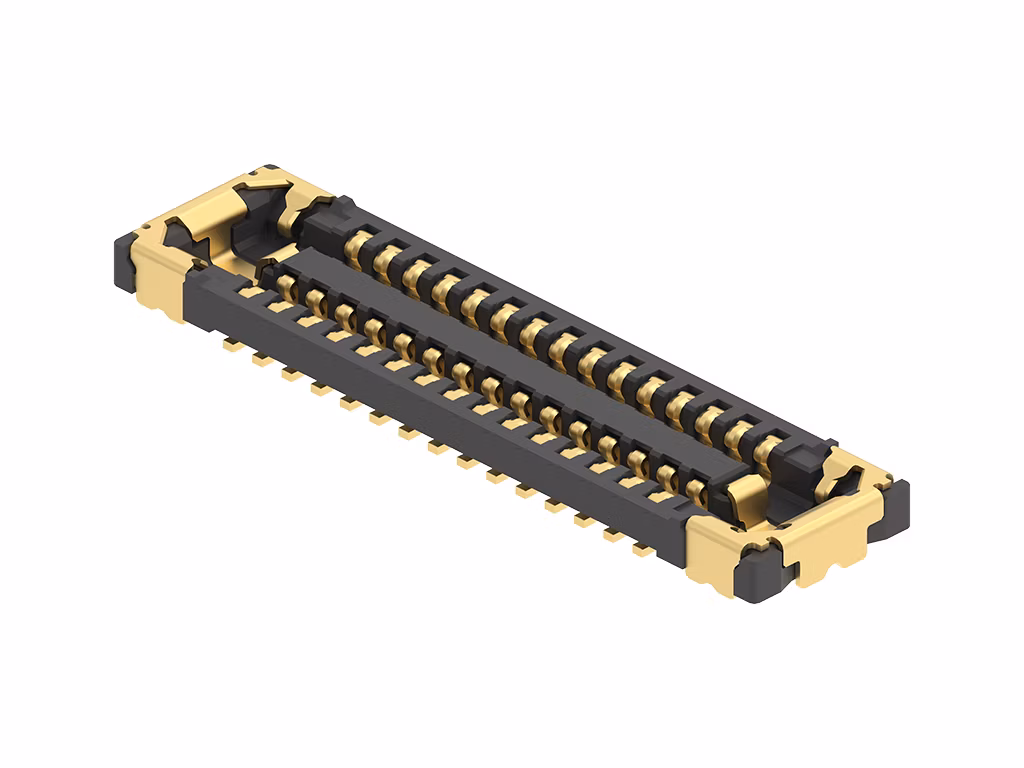 SlimStack Board-to-Board Receptacle, 0.35mm Pitch, ACB6+ Series, 0.60mm Mated Height, 1.90mm Mated Width, 30 Circuits, 1 Reel/Carton for sale