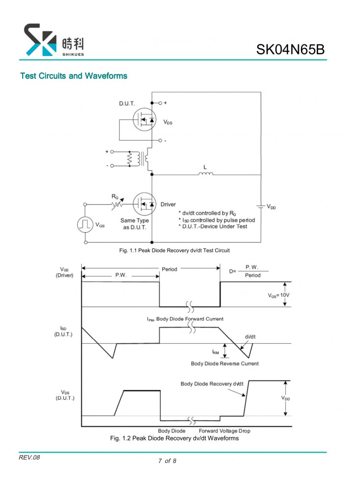 SK04N65B datasheet page 7