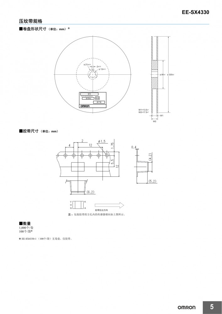 EE-SX4330 datasheet page 5