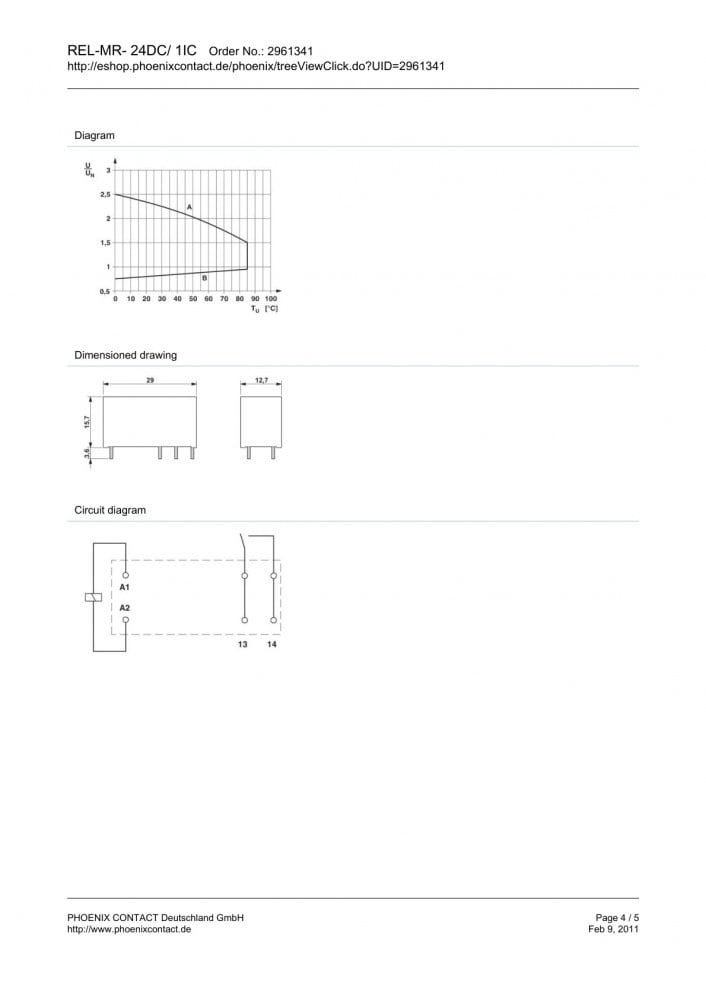 Phoenix Contact 2961341 technical document page 4