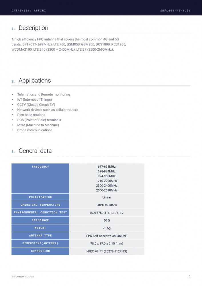 SRFL064-150 datasheet page 3
