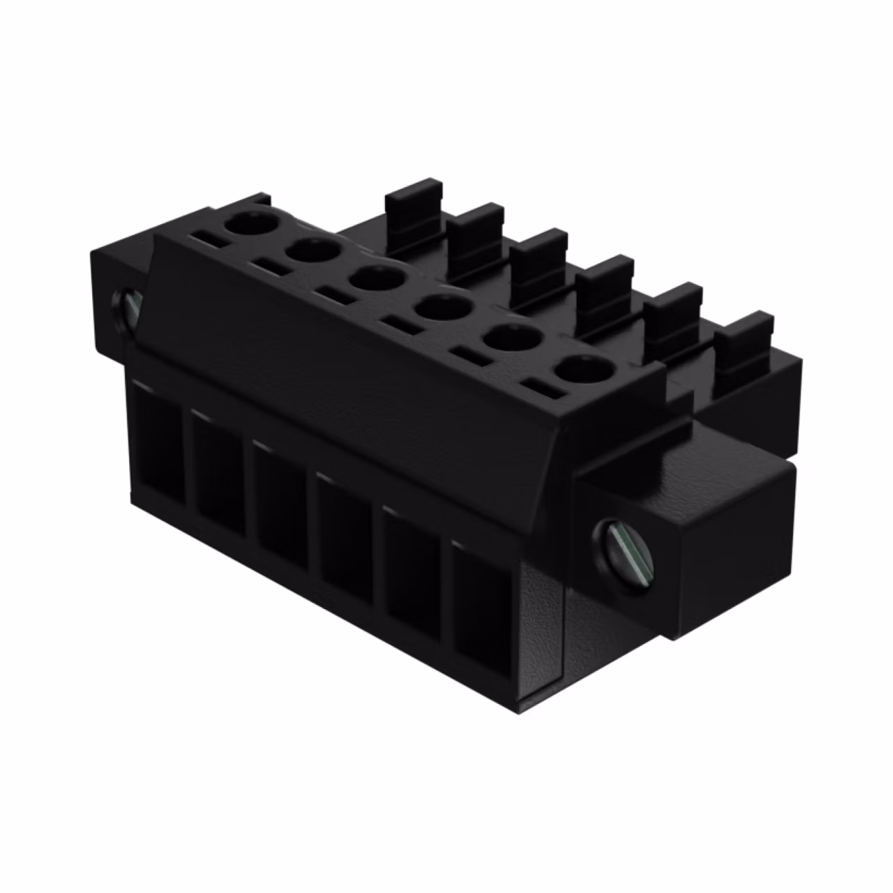 3.50mm Pitch Eurostyle Horizontal Plug, with Retention Screws, 6 Circuits for sale