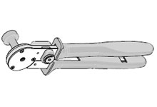 Hand Crimp Tool for Slip-on Female Crimp Terminals