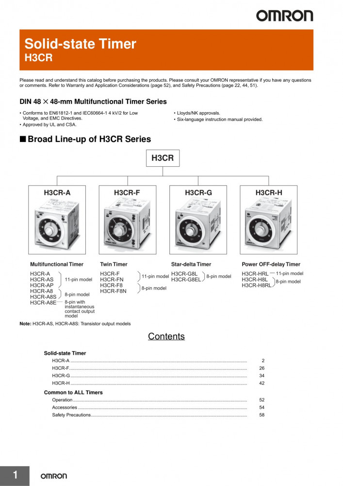 H3CR timer documentation page 1