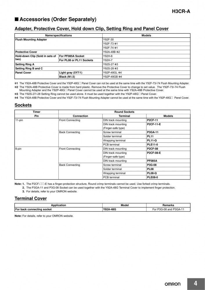 H3CR timer documentation page 4