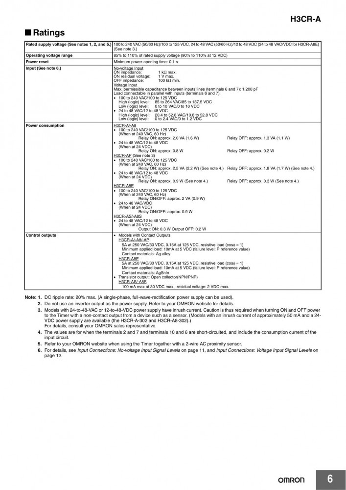 H3CR timer documentation page 6
