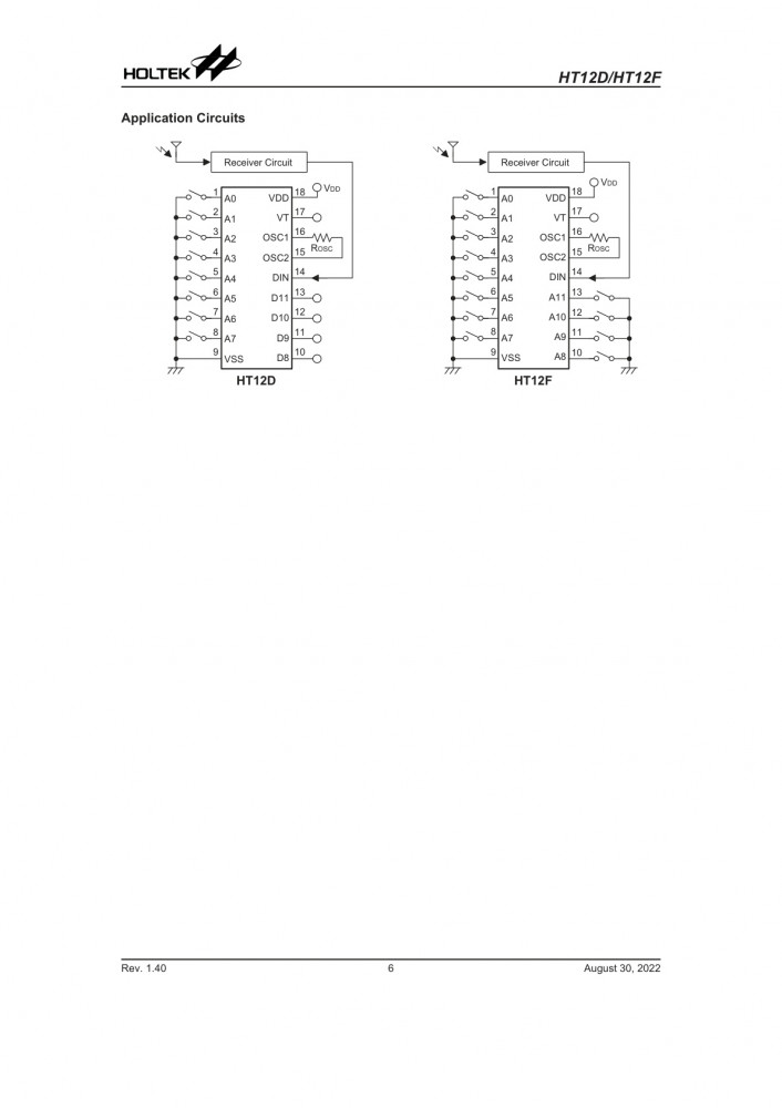 HT12D datasheet page 6